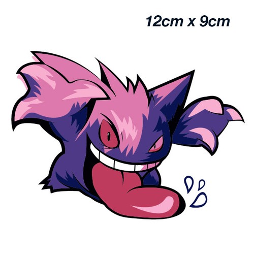 Pokémon Gengar tongue out Laptop , Car Decal Sticker | eBay Australia