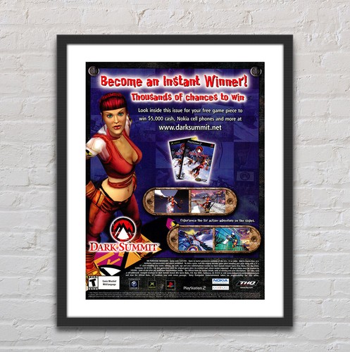 Dark Summit Playstation PS2 XBOX GameCube Glossy Poster Print 18" x 24 ...