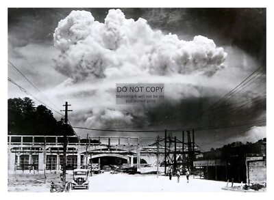 NAGASAKI NUCLEAR ATOMIC BOMB BLAST MUSHROOM CLOUD FAT MAN WW2 WWII 8X10 ...