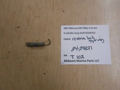 24-29821 Mercury 1967 500 50hp Outboard reverse lock spring T102 | eBay