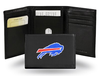 Buffalo Bills Officially Licensed NFL Trifold Leather Wallet - Gift ...