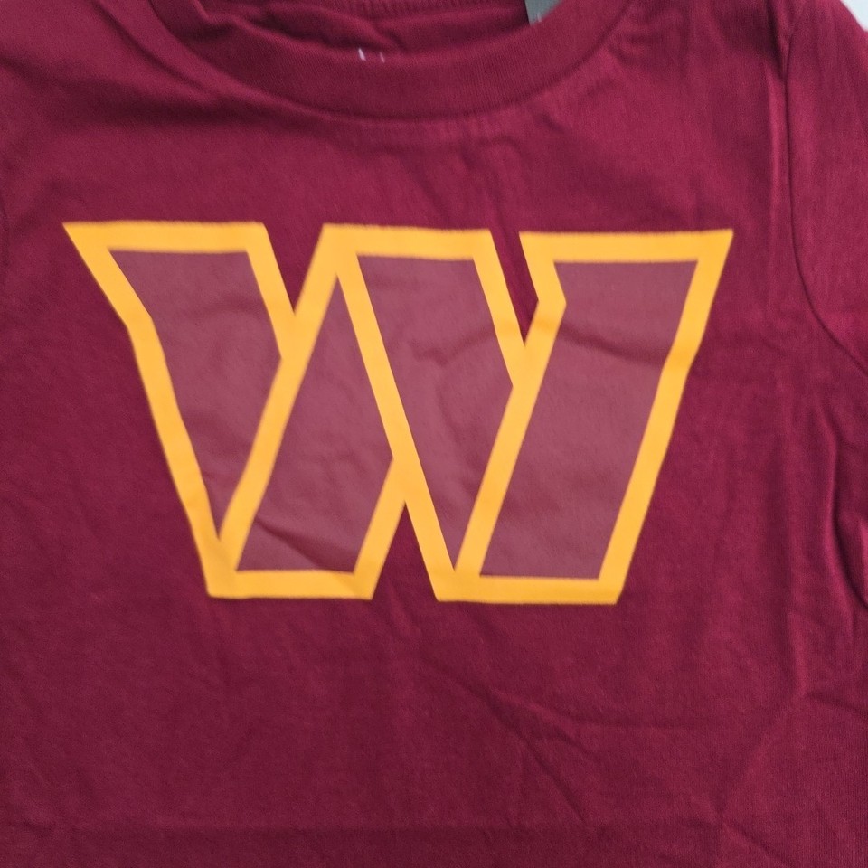 Washington Commanders Short Sleeve Crew Neck T-Shirt Tee Girls S-4 ...
