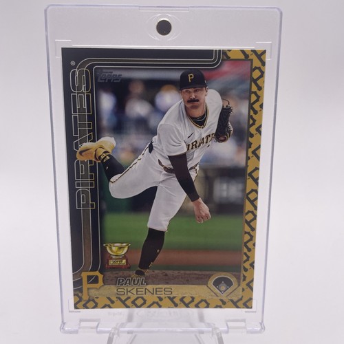 2025 Topps Series 1 Paul Skenes Variation Logo Team Border Pirates SSP ...