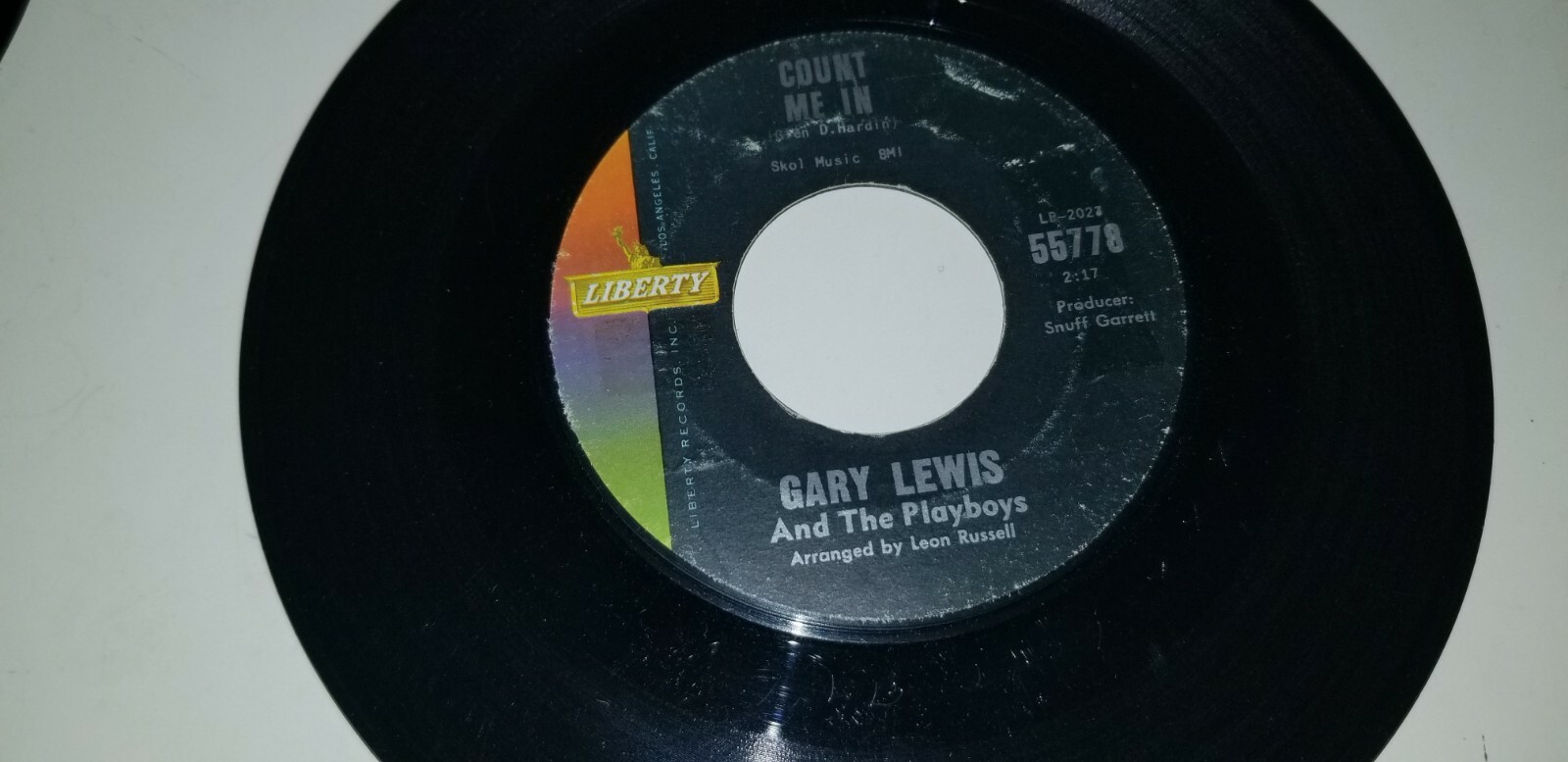 GARY LEWIS Count me In / Little Miss Go Go LIBERTY 5578 45 VINYL 7 ...