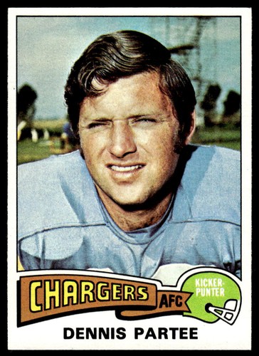 1975 Topps Dennis Partee #68 San Diego Chargers K1 | eBay
