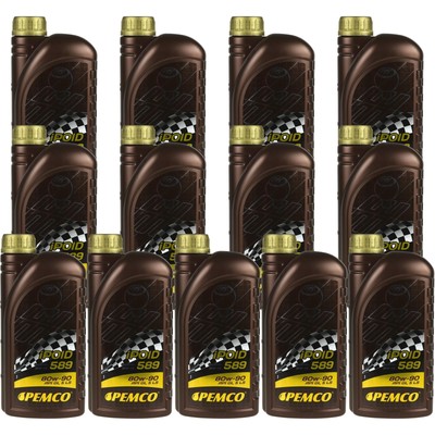 13x1 Liter Original PEMCO Getriebeöl iPOID 589 80W-90 Gear Oil Öl | eBay.de