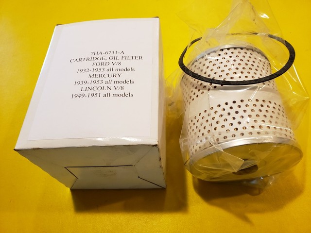 NOS 40 to 53 Ford Mercury Flathead V8 Oil Filter FOMOCO for sale online ...