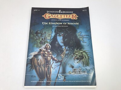 Original 1987 D&D Gazetteer The Kingdom of Ierendi 9215 GAZ 4 TSR ...