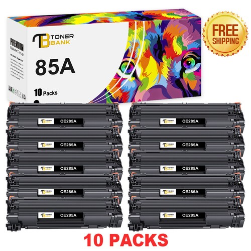 10x Premium CE285A 85A Black Toner Cartridge for HP LaserJet M1137 ...