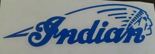 Indian Motorcycle Biker Rider Native American die cut Vinyl car decal ...