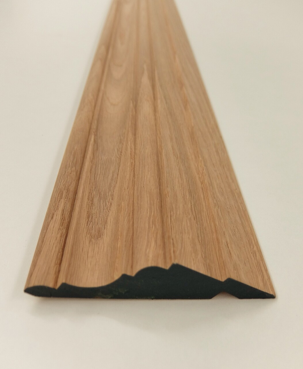 Solid Oak Kitchen Cornice 3.6m 95x21mm Units Trim Moulding Wooden ...