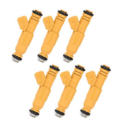 6pcs Fuel Injector 0280155700 for 1987-1995 Jeep Cherokee 4.0L Ford ...