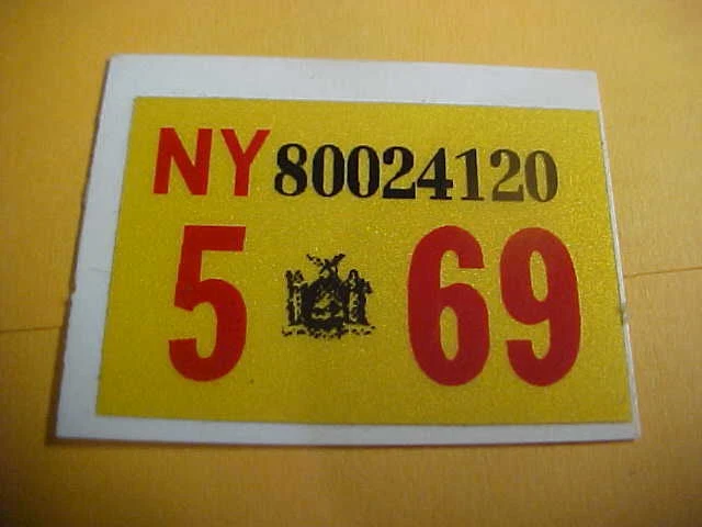 Nys Registration Sticker