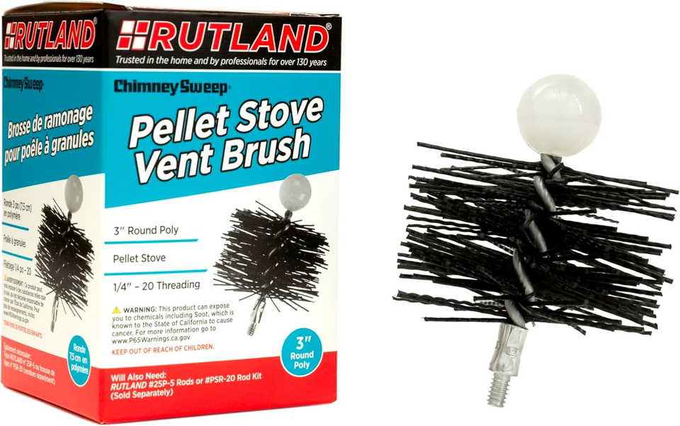 3 Inch. Pellet Stove Vent Brush | eBay