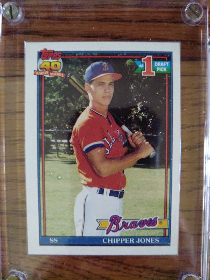 Baseball Rookie Cards Lot Chipper Jones Derek Jeter Barry Bonds and ...