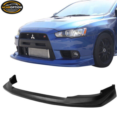 Fits 08-15 Mitsubishi Lancer EVO 10 X Voltex Front Bumper Lip Spoiler ...