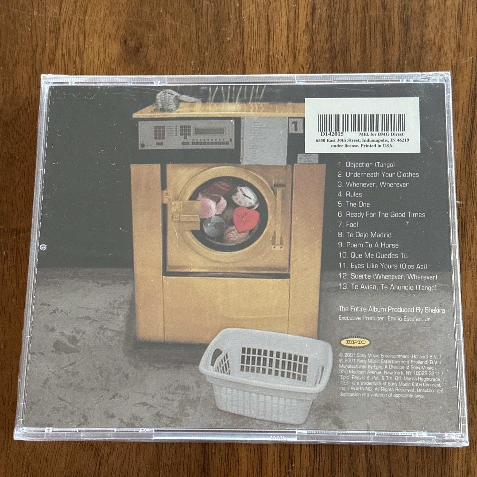 Laundry Service by Shakira (CD, Nov-2001, Sony Music Distribution (USA ...