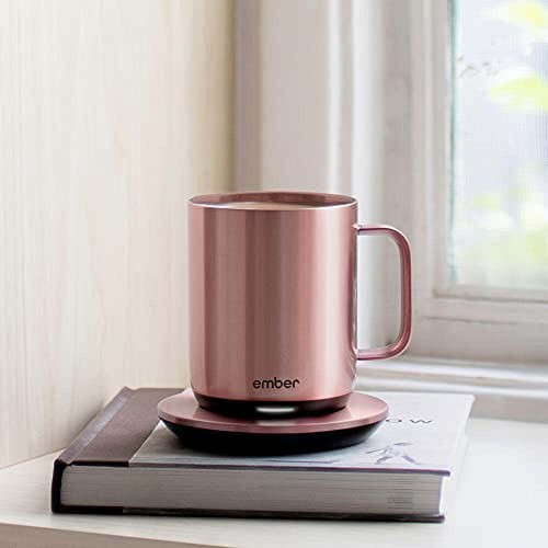 Ember Smart Mug Rose Gold Charger Charging Coaster Base and Power ...