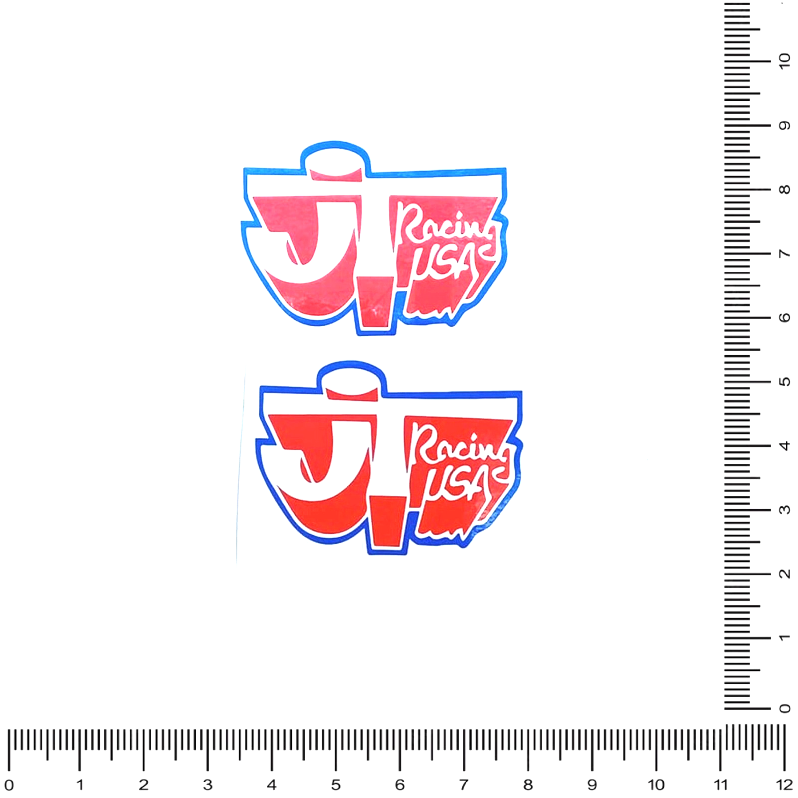 2 JT Racing sticker AHRMA Vintage Motocross VMX CR YZ RM KX Maico KTM ...