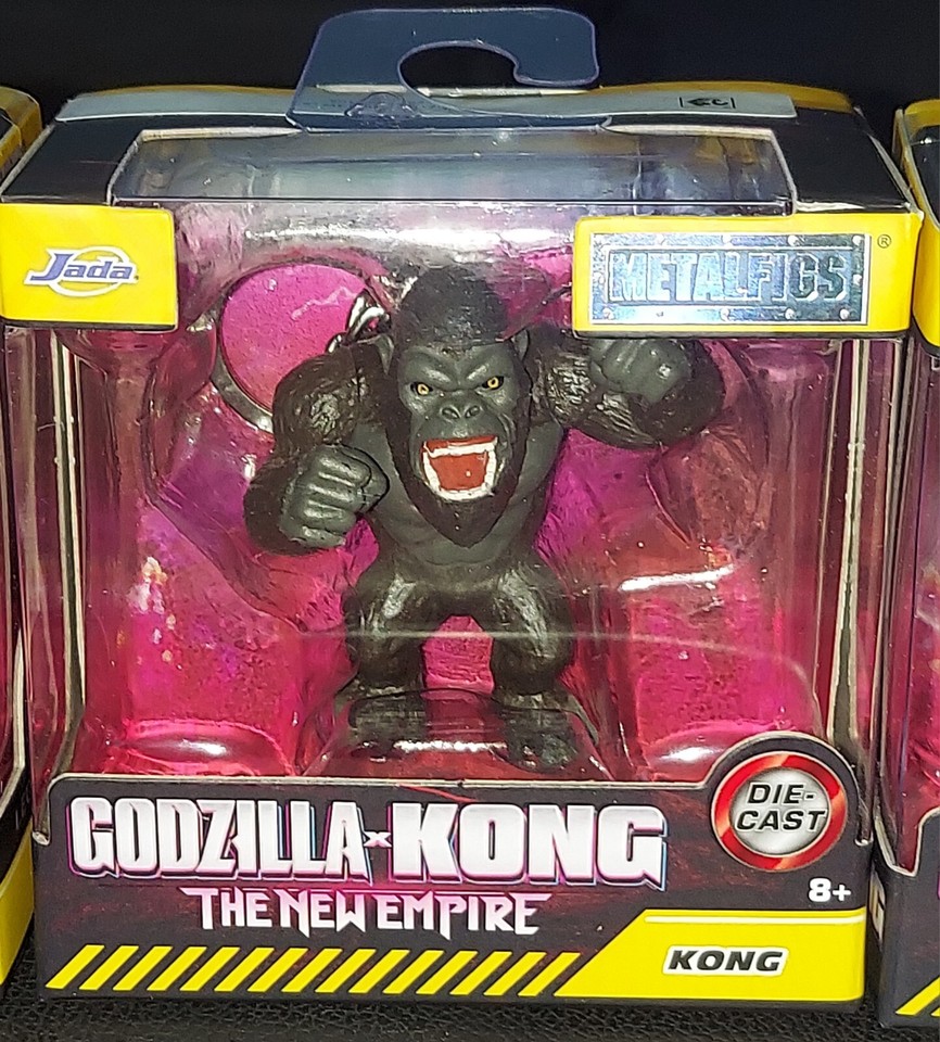 NEW 2024 JADA METALFIGS KEY CHAINS Godzilla X Kong The New Empire LOT 4 ...