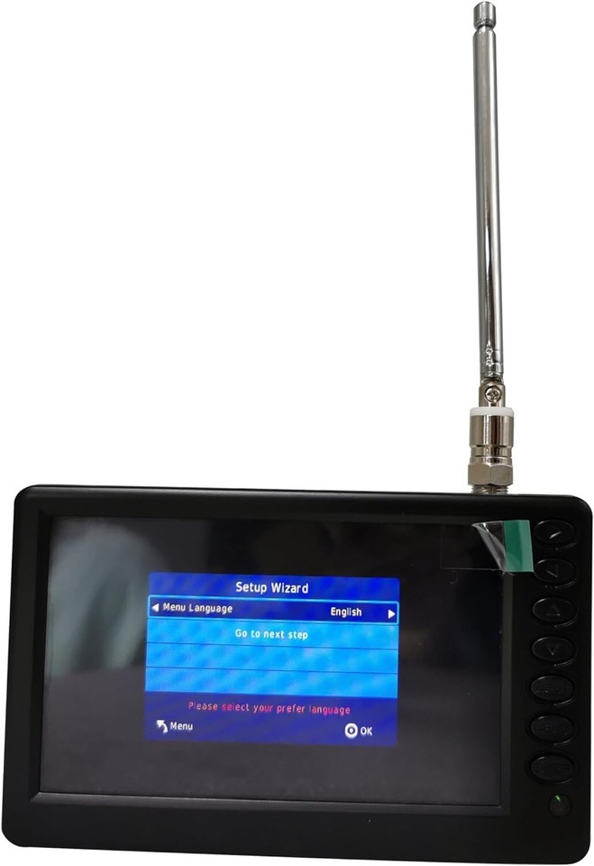 5 Inch Portable TV, Mini TV for Car, Pocket Battery Operated TV with ...