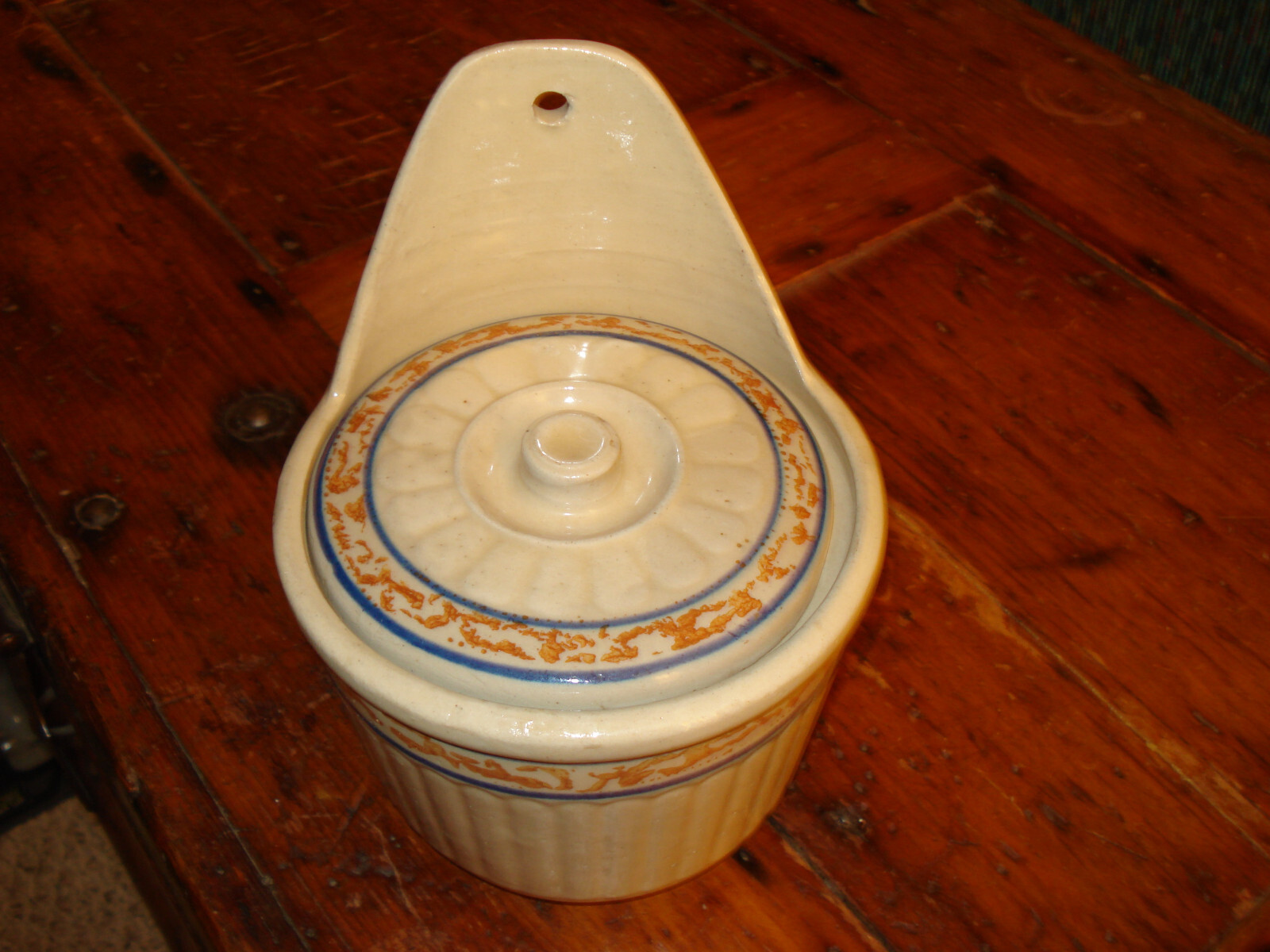 RED WING SPONGE BAND GREYLINE SALT BOX WITH COVER | eBay