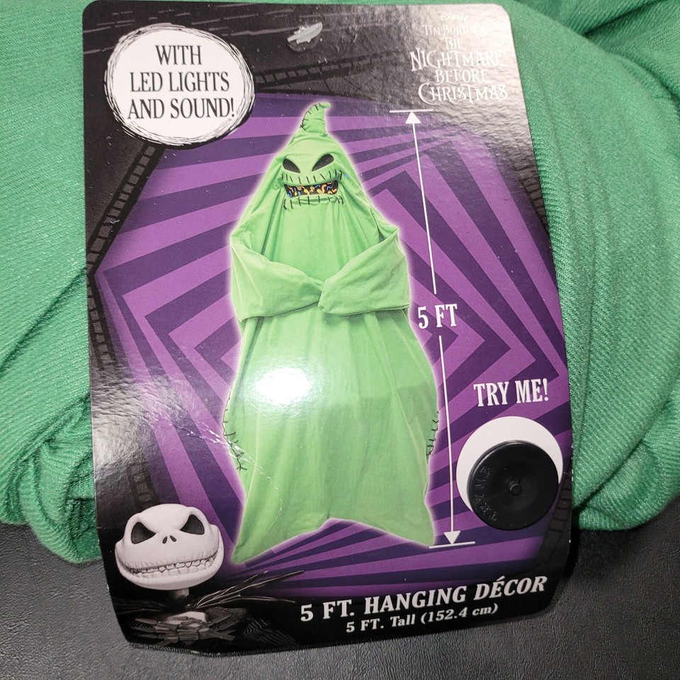 The Nightmare Before Christmas Oogie Boogie Musical 5ft Hanging ...