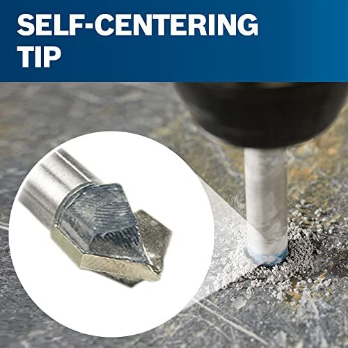 Glass and Tile Bit Set 1/8" 3 /16" 1 /4" 5 /16" | eBay