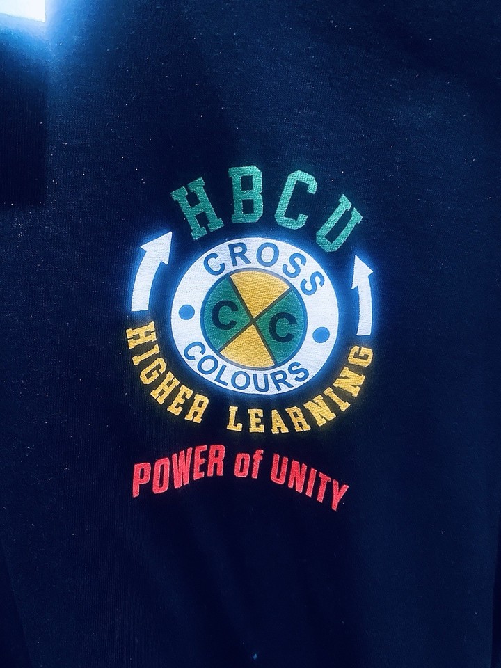 Cross Colours HBCU Power Of Unity Black Short Sleeve T-Shirt Mens Sz XL ...