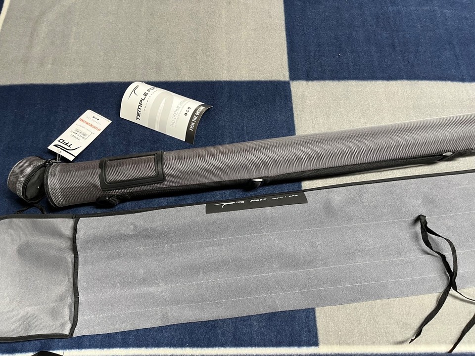NEW TFO Axiom II X 6wt 9ft 4pc Fly Rod Saltwater Striped Bass Temple ...