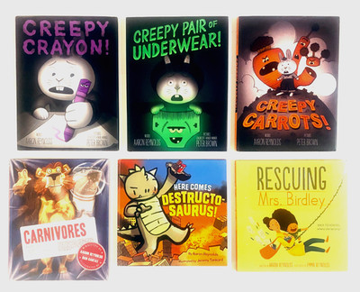 6 Lot Children's Picture Books Aaron Reynolds: Creepy Carrots Series ...