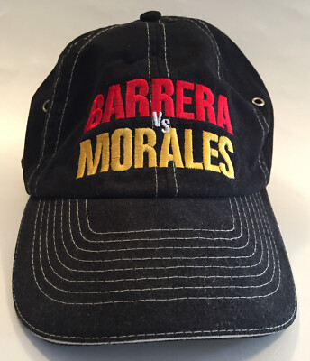 Marco Barrera vs. Erik Morales Vintage Baseball Boxing Fight Cap Brand ...