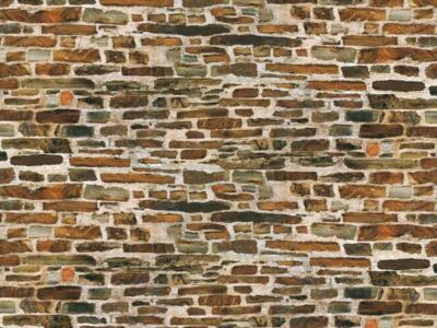 Card sheet (1) limestone wall 220 x 100 mm HO/OO Gauge Auhagen 50515 ...
