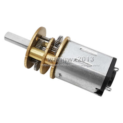 1x N20 Full Metal Round Gearbox Speed Reduction Gear Motor 6V/12V 30 ...