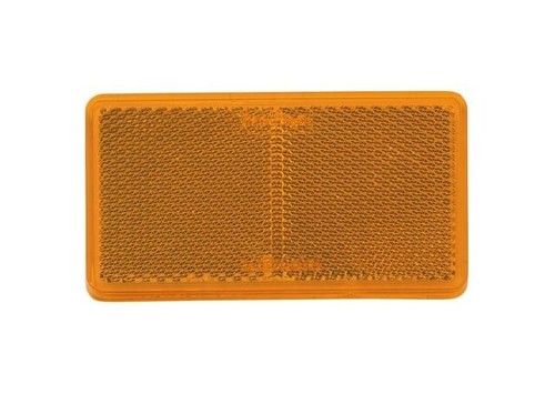 Narva Retro Reflector with Self Adhesive Rectangle Amber 94mm x 42mm ...