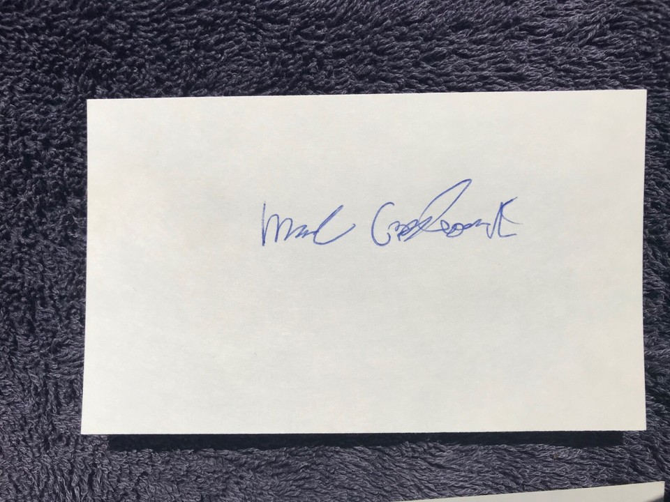 INDEX CARD 3X5 3 X 5 CUT AUTO AUTOGRAPH AUTOGRAPHED SIGNED U YOU PICK ...