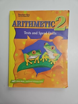 Abeka Arithmetic 2 Test and Speed Drills Teacher Key A Beka Math 2nd ...
