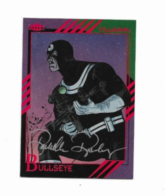 2015 Marvel Fleer Retro autograph base card 6 Bullseye Rachelle ...