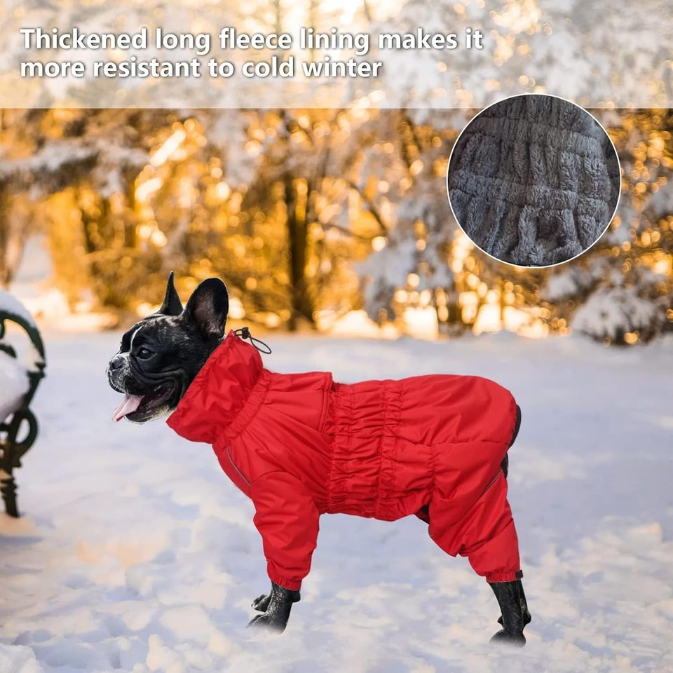 1/2 Trousers Suit Winter Coat for Dog,Dogs waterproof coat with legs ...
