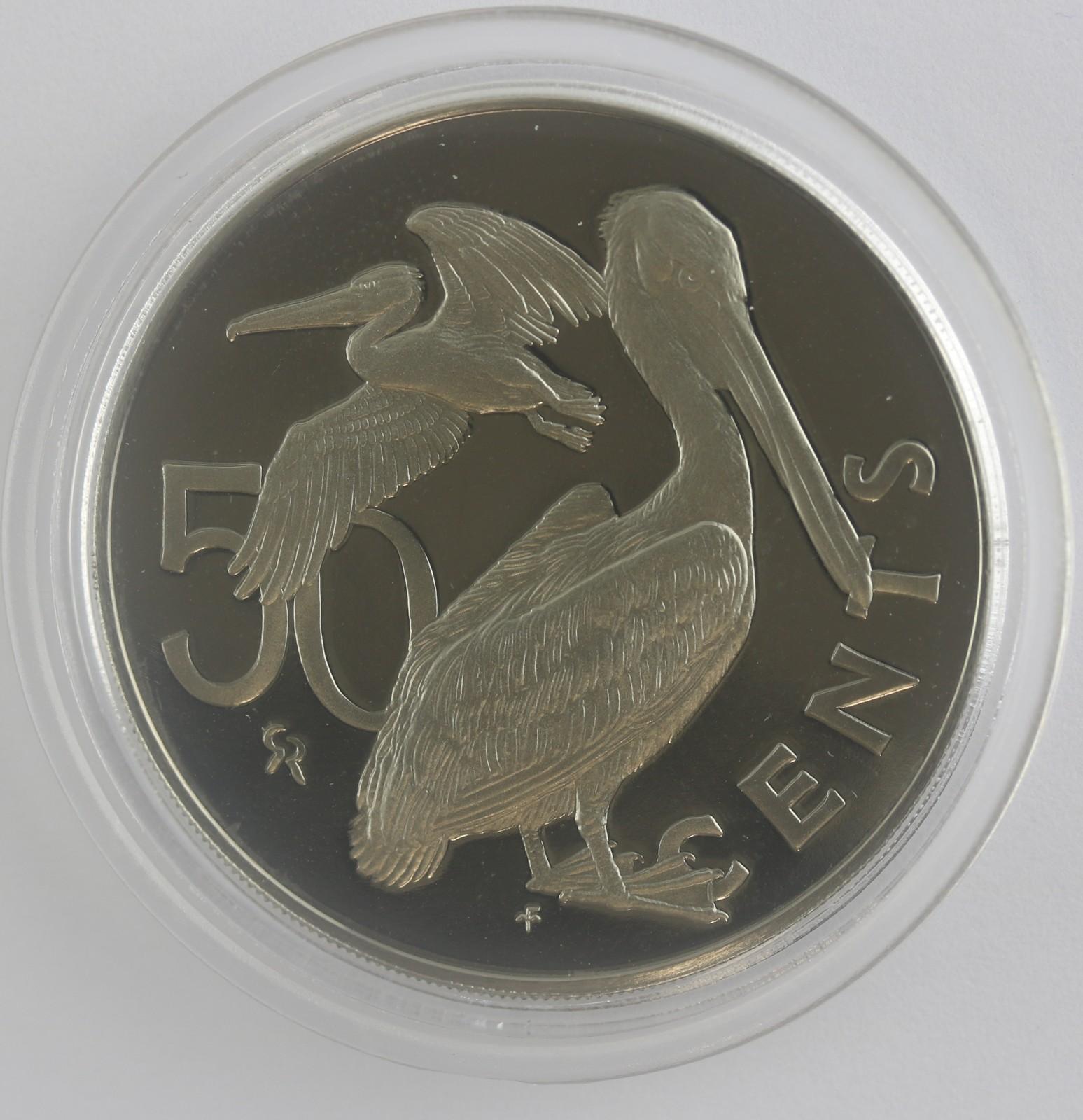 British Virgin Islands 1974 50 cents brown pelican coin | eBay.de