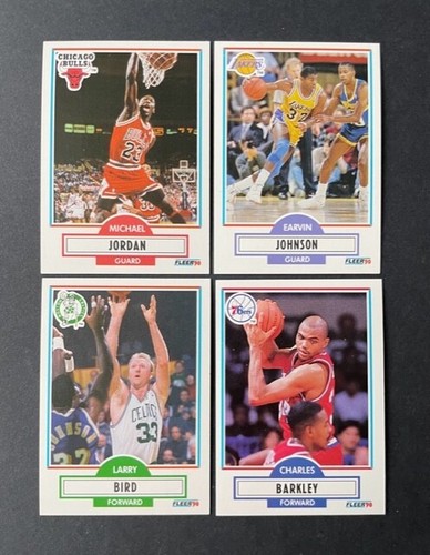 1990-91 Fleer Basketball Complete Set (#1-198) - Jordan,Bird, Barkley ...