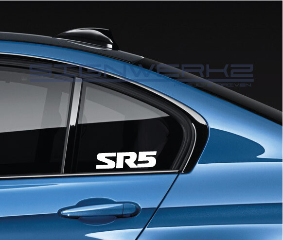 Toyota SR5 sticker decal tuning toyota New 4 runner tacoma tundra Pair ...