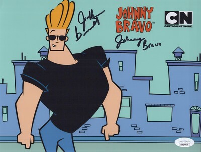 JEFF BENNETT Signed JOHNNY BRAVO 8x10 Photo Authentic Autograph JSA COA ...