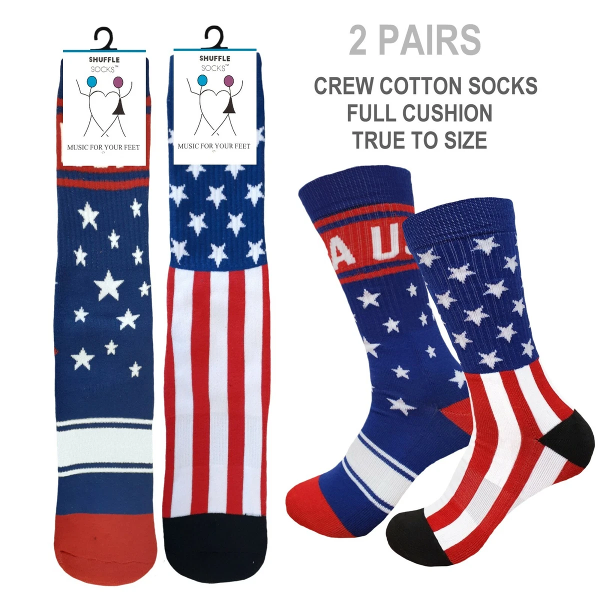 Red White And Blue Elite Socks