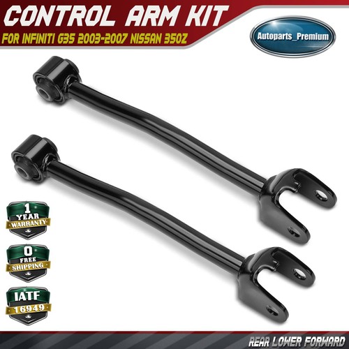 2pcs Rear Lower Forward Lateral Arm for Infiniti G35 2003-2007 Nissan ...