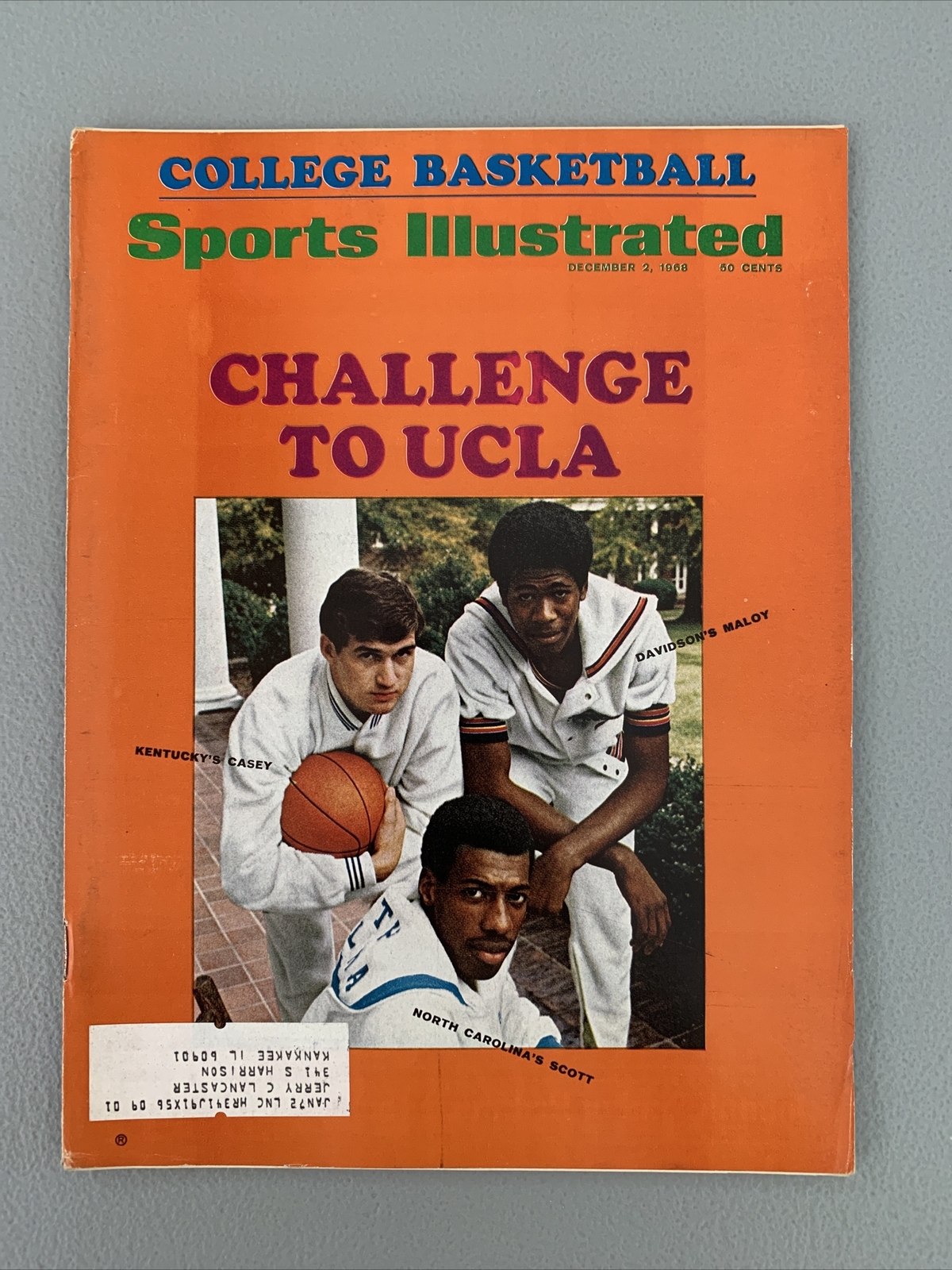 Vintage Sports Illustrated December 2 1968 Challenge to UCLA Basketball ...