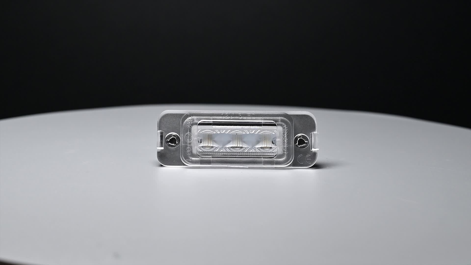 Pair White LED License Number Plate Light Lamp For Mercedes-Benz W164 ...