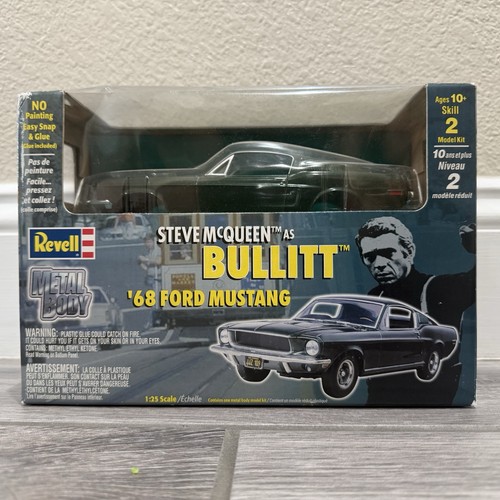 Revell Steve McQueen Bullitt 68 Ford Mustang Vintage Model Kit 1:25 | eBay