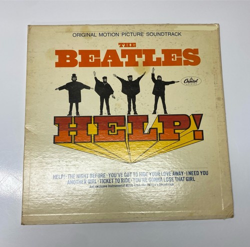THE BEATLES Help! LP vinyl Capitol Records MAS 2386 Gatefold 1965 ...