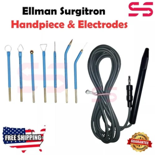 Ellman Surgitron Handpiece & Electrodes Set Reusable-Tungsten Tips New ...